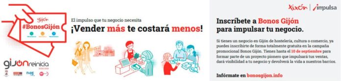 Programa #BonosGijón. Incentivos al consumo - Revista fusionasturias.com
